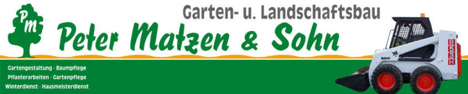 Garten- u. Landschaftsbau Peter Matzen - Leistungen